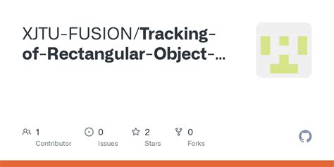 github xjtu fusion tracking of rectangular object using key points with regionally