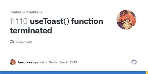 UseToast Function Terminated Issue Chakra Ui Chakra Ui GitHub