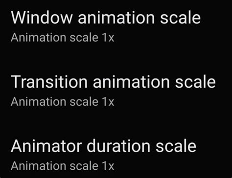 Setting Android Animation Speed With Adb Explaining Android