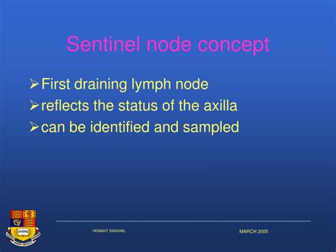 PPT Sentinel Node Biopsy The Way Forward PowerPoint Presentation Free Download ID