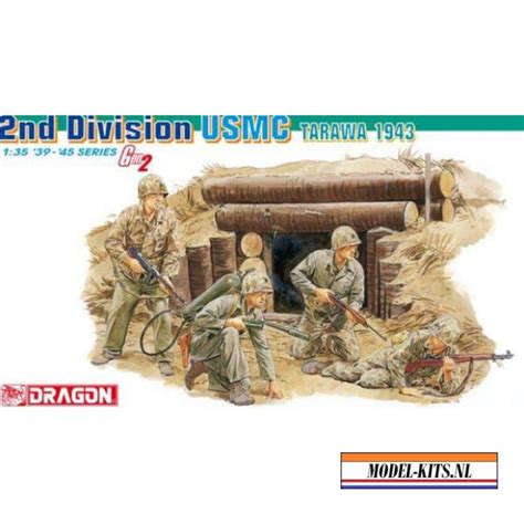 Dragon 135 2nd Division Usmc Tarawa 1943 Modelbouw