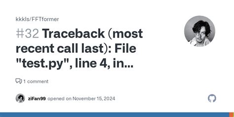 Traceback Most Recent Call Last File Testpy Line 4 In From