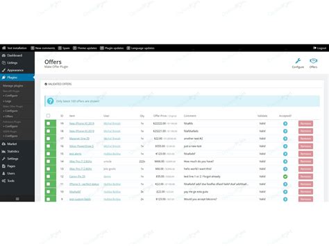 Make An Offer Classifieds Plugin Extra Fields And Other Osclass
