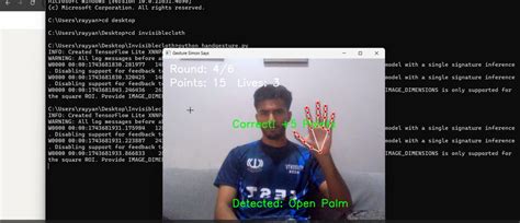 Computervision Opencv Mediapipe Gamedevelopment Python Ai