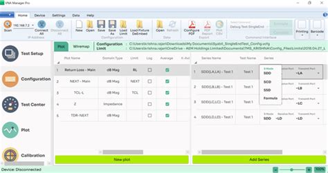 mmvna 200 comprehensive s parameter set aem test