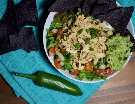 Shredded Chicken Salad Taco