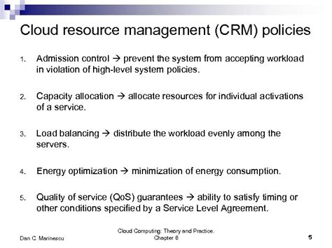 Chapter 6 Cloud Resource Management And Scheduling