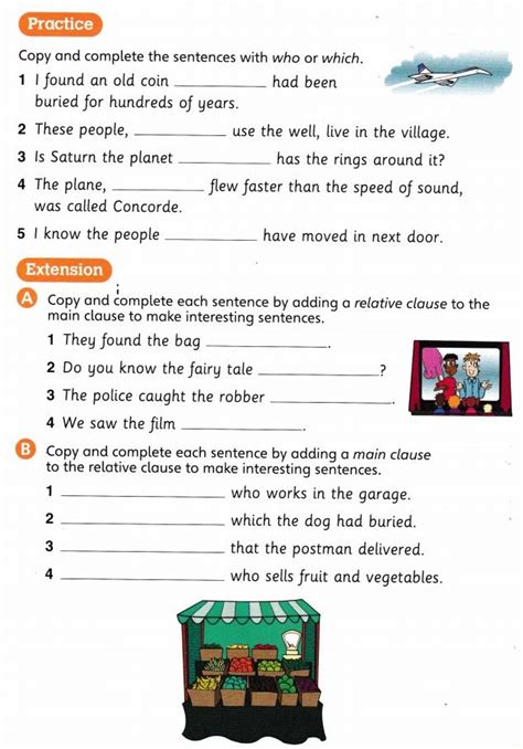 Clauses Exercises For Class 11 Cbse With Answers