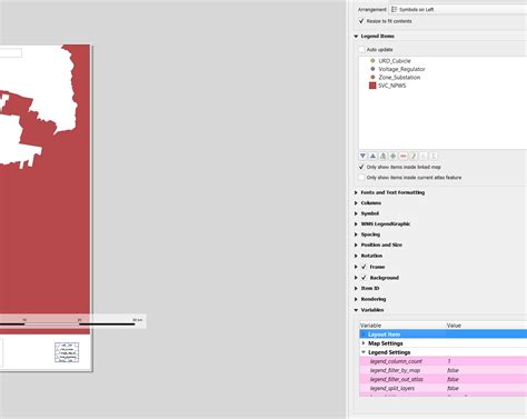 Layout Manager Legend Only Show Items In Linked Map Not Working Issue Qgis QGIS