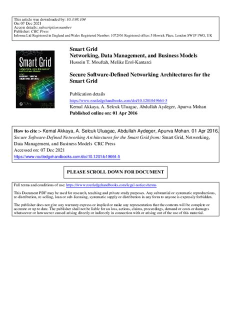 Pdf Smart Grid