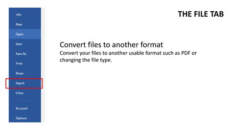 Ms Word Interface Pptx