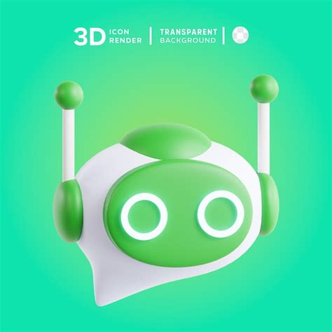 Premium Psd Psd Ai Chatbot 3d Illustration