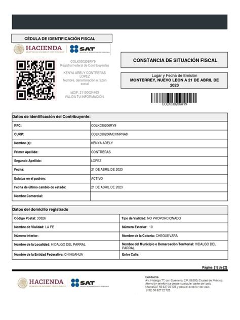 Rfc 1 Pdf Privacidad De La Información Justicia