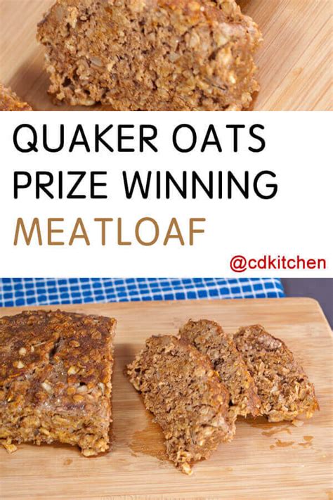 Quaker Oats Meatloaf Recipes Easy Bryont Blog