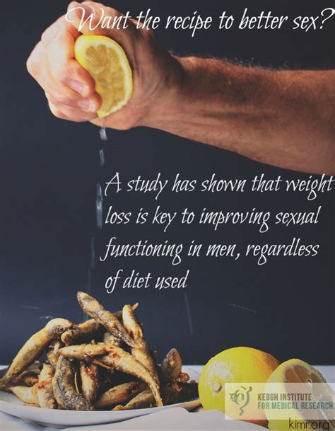 Losing Weight Improves Your Sex Life Kimr Staff Research