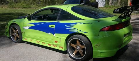 Fast And Furious Fits Mitsubishi Eclipse Car Vinyl Decal Side Hood Roof
