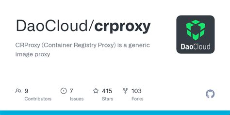 Crproxydockerfile At Master · Daocloudcrproxy · Github