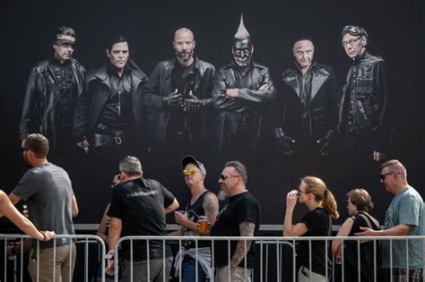 Germany S Rammstein Band Fans And Sex Assault Protesters Face Off At Swiss Concert