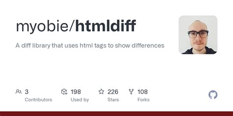 Github Myobie Htmldiff A Diff Library That Uses Html Tags To Show Differences