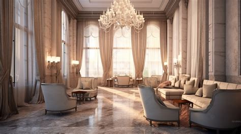 고급 호텔의 우아한 대기 공간을 절묘한 3d 렌더링 로비 호텔 로비 복도 배경 일러스트 및 사진 무료 다운로드 Pngtree
