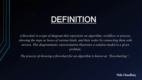Flowchart In Programming By Nida Chaudhary Ppt