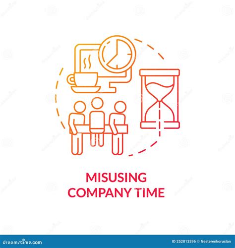 Unethical Organizational Behavior Rectangle Infographic Template Stock Image