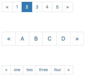 Pagination Bootstrap NSB App Studio
