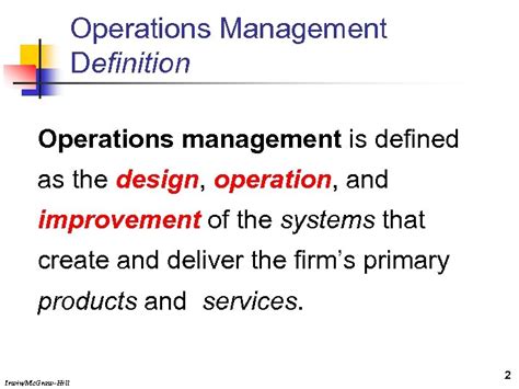 What Is Operations Management Definition Printable Templates Protal