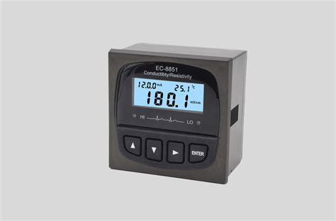 Ec 8851 Industrial Online Conductivity Meter Chimay เครื่องวิเคราะห์น้ำแบบออนไลน์ วาล์วกรอง