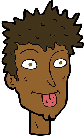 말풍선이 있는 사람 메롱 낙서 드로잉에 대한 스톡 벡터 아트 및 기타 이미지 낙서 드로잉 남자 돌출된 Istock