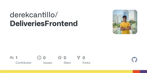 GitHub Derekcantillo DeliveriesFrontend