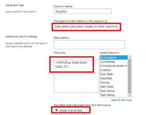 Sharepoint Task Lists Dont Have Duration Microsoft Community