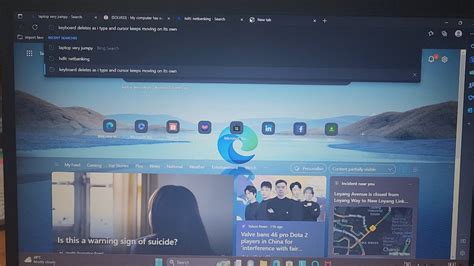 Not Able To Use The Laptop As The Cursorkeyboard Moves On Its Own