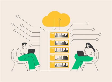 Premium Vector Edge Computing Abstract Concept Vector Illustration