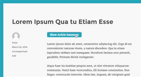 How To Add Better Summary In Wordpress Posts With Tldr Cta
