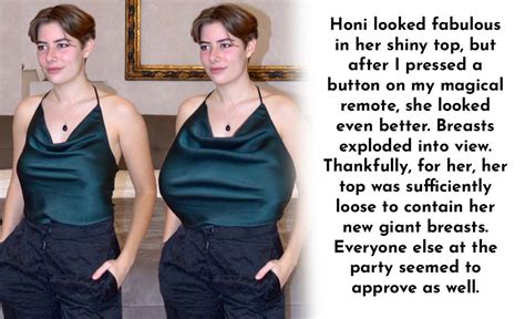Honis Breasts Grow Gigantic Caption By Morphstories On Deviantart