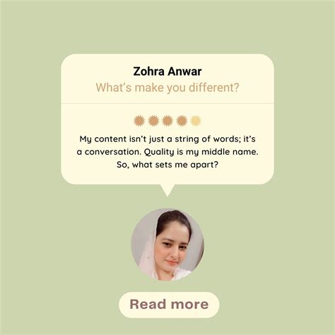 What Makes Me A Great Copywriter Zohra Anwar Posted On The Topic Linkedin