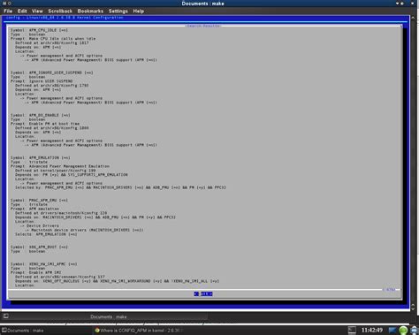 Configuration Where Is CONFIG APM In Kernel Unix Linux Stack Exchange