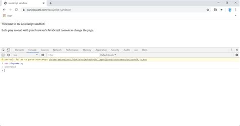 Writing JavaScript Code In Your Web Browsers Developer Console Daniel Puiatti
