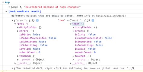 Different Objects That Are Equal By Value Causing Rerender · Issue