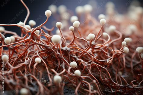 A Microscopic View Of The Nitrogen Fixing Nodules On Plant Roots