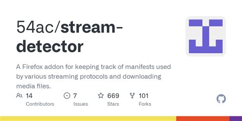 Github 54acstream Detector A Firefox Addon For Keeping Track Of