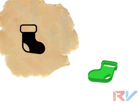 Stl File Christmas Sock Imprint Cookie Cutter・3d Printable Model To Download・cults