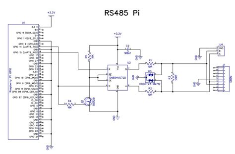 Raspberry Pi How Does Rs485 Pi 2 Wire Transceiver Connection Work Electrical Engineering