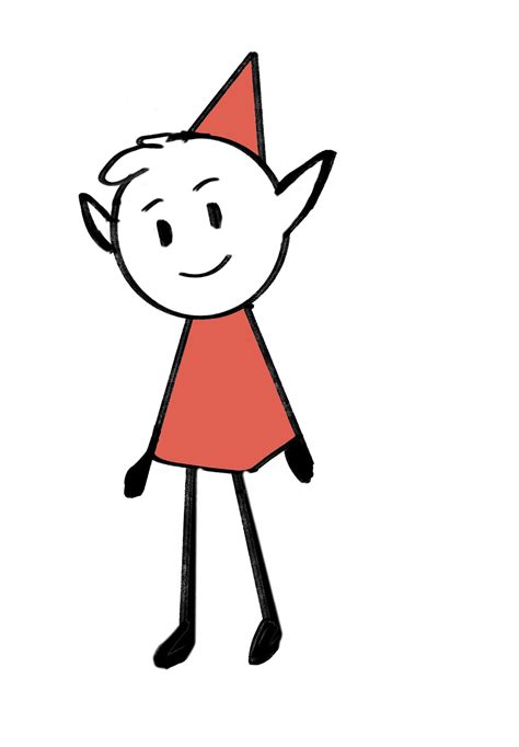 Drawing A Little Cartoon Man — Alfur In Hilda Netflix Series With