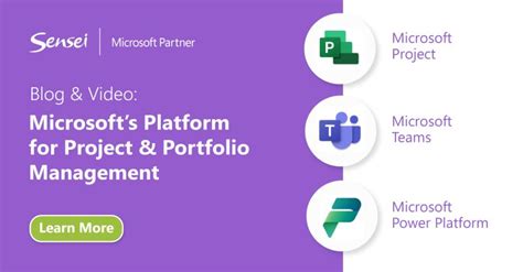 Sensei Project Solutions On Linkedin Microsofts Platform For Ppm With Microsoft Project For