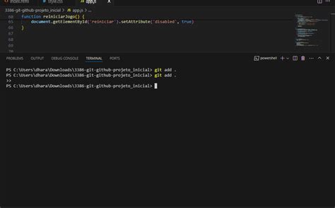 [dúvida] erro no git add git e github compartilhando e colaborando