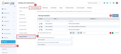 How To Create Session Instructions Templates Youtestme