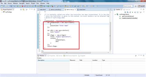 Steps To Create A Simple Sapui5 Application In Eclipse Ui5cn Blog