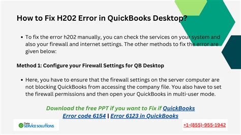 PPT Fix Error Code H202 In QuickBooks In Easy Ways PowerPoint Presentation ID 12201941